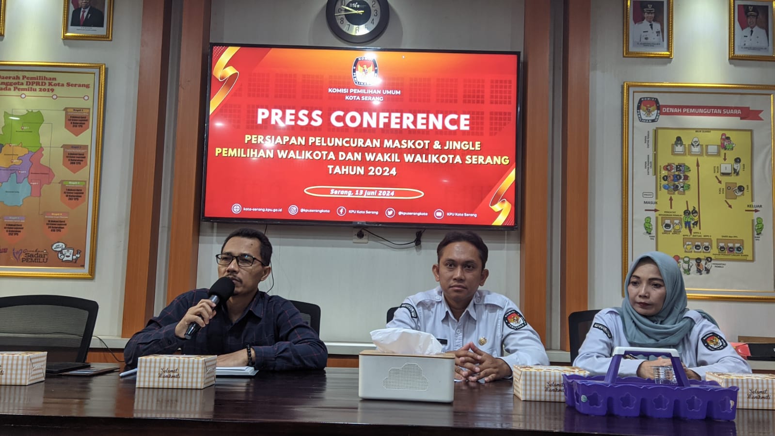 Peluncuran Maskot dan Jingle Pilkada, KPU Kota Serang Bakal Hadirkan Budi Doremi Hingga Ayu ...